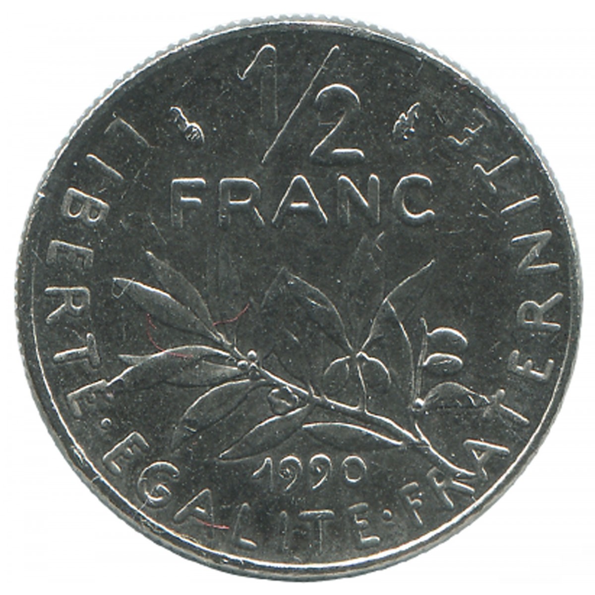 1/2 Franc Semeuse Nickel Monnaies Argent et Bronze