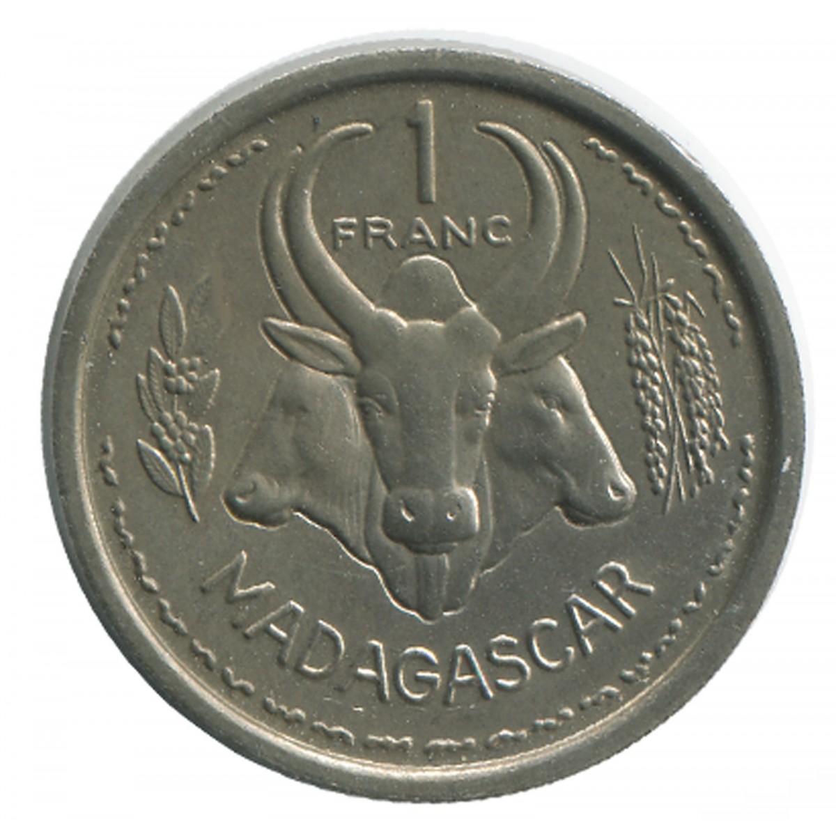 1 Franc Madagascar Colonies