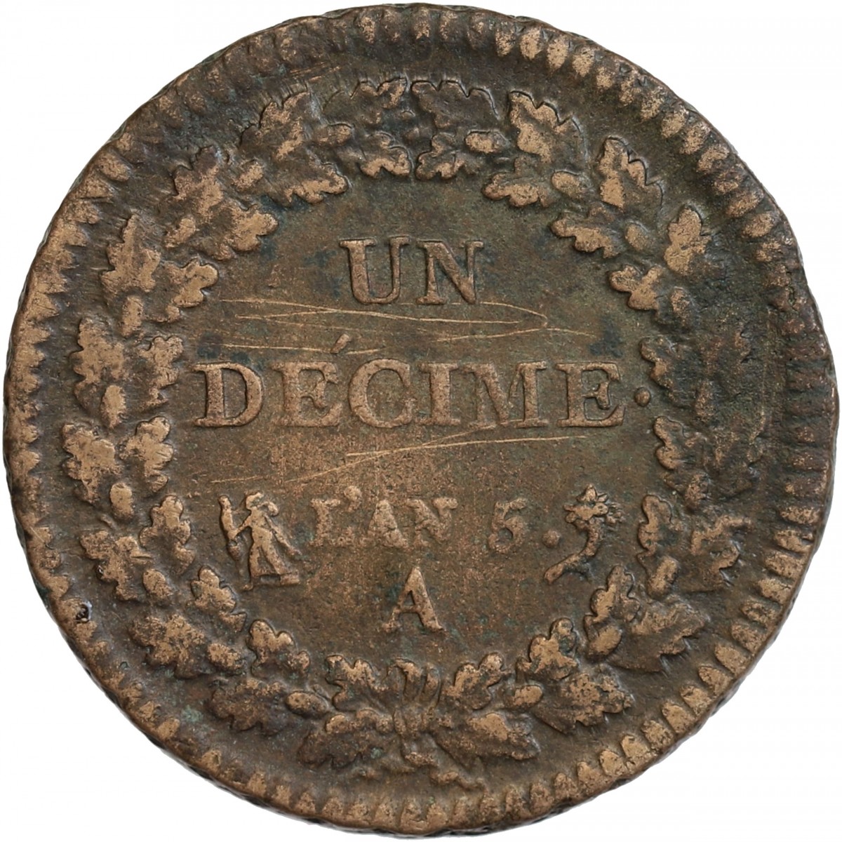 Un Décime Type Définitif Directoire