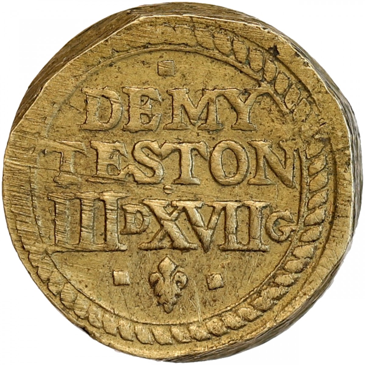 Poids Monétaire pour le Demi Teston - France