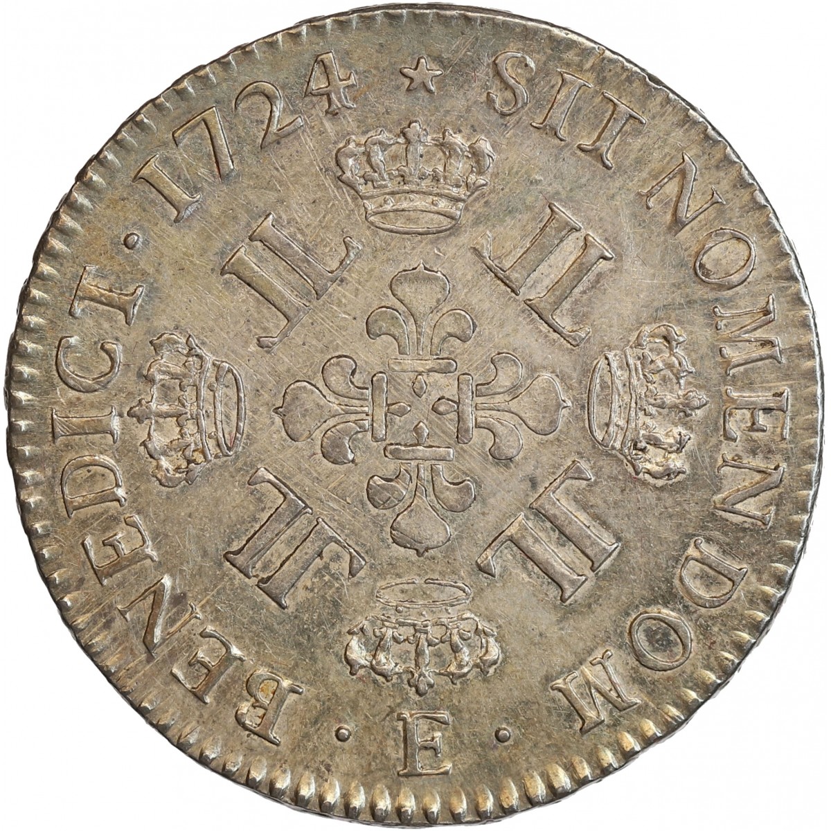 Ecu Aux 8L - Louis XV Monnaies Royales Françaises Argent et Bronze