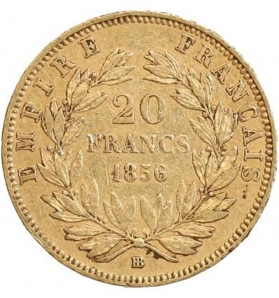 20 Francs Napoléon III Tête Nue