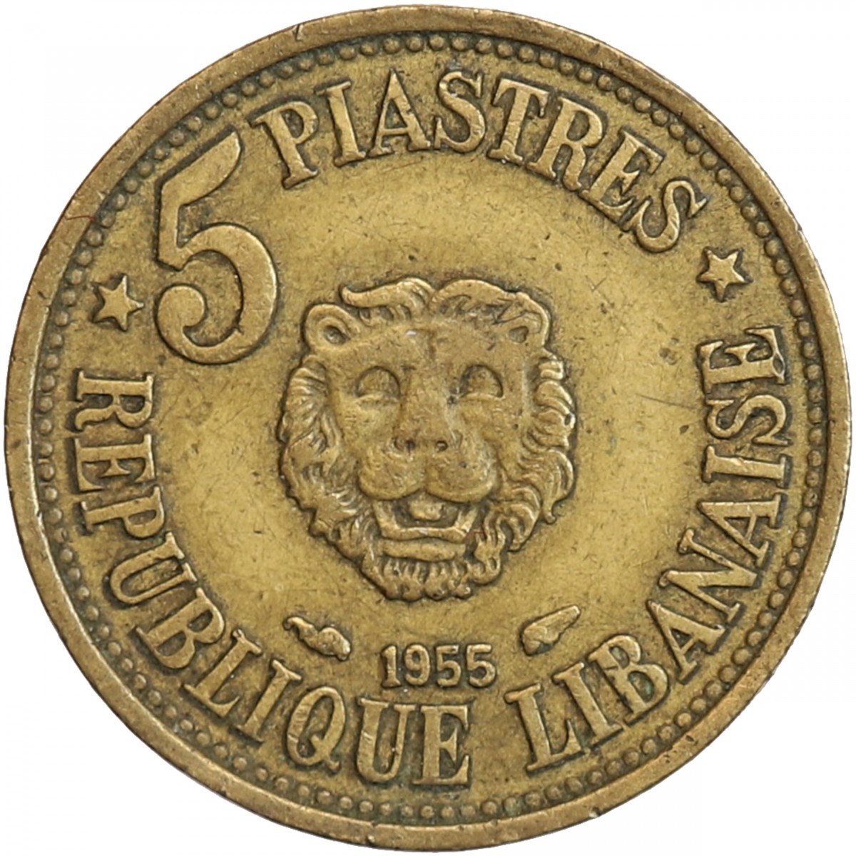 5 piastres - Liban