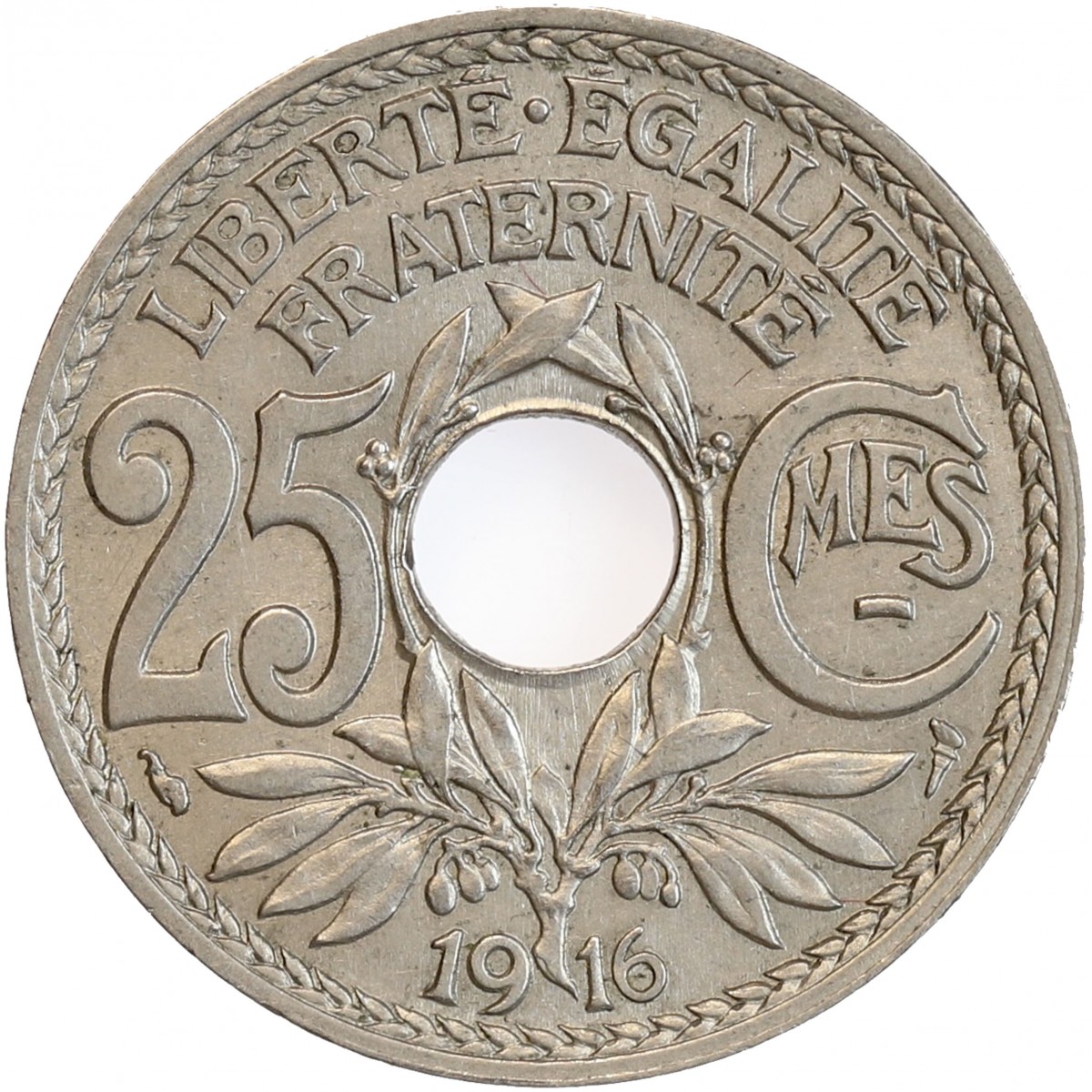 25 Centimes Lindauer Cmes Souligné