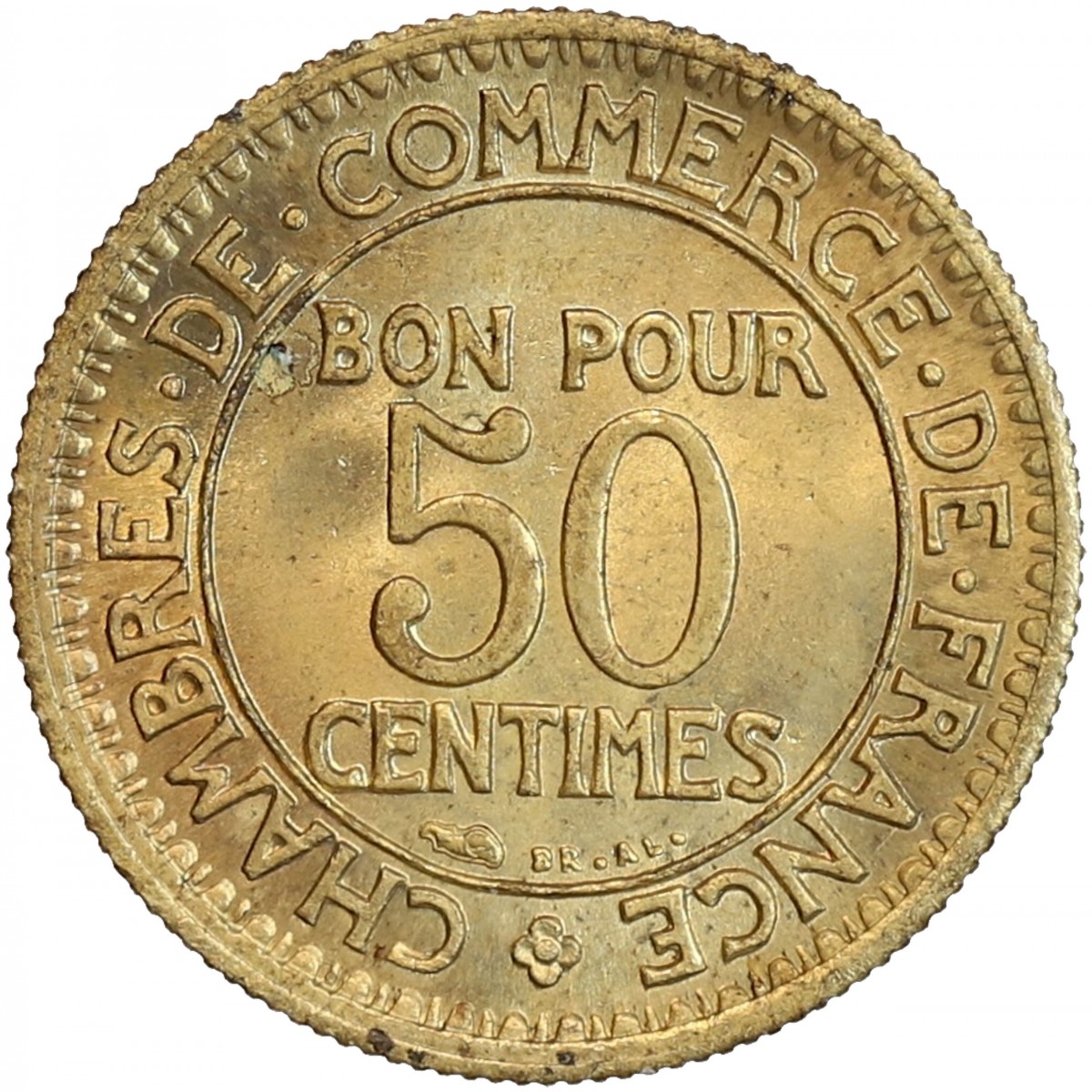 50 Centimes Chambre de Commerce Troisième République