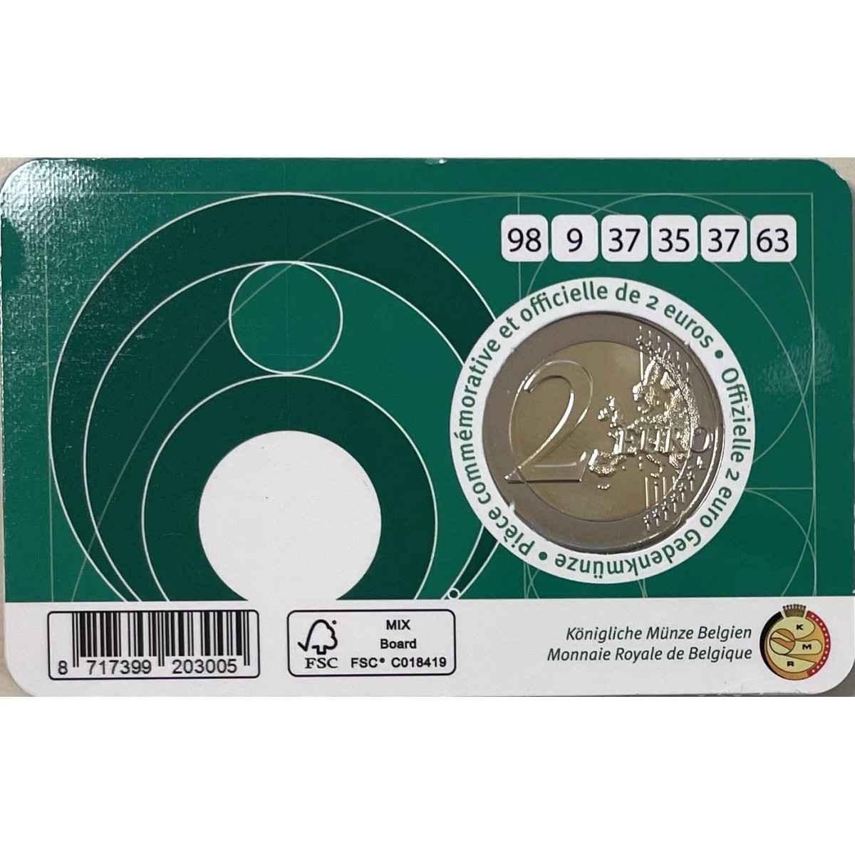 2 Euros Belgique 2025 Légende Flamande - Loterie Nationale